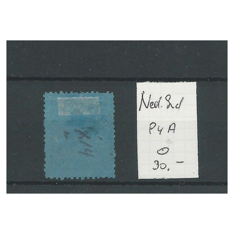 Ned. INDIE P4A met puntstempel 91 VFU/gebr CV 40+